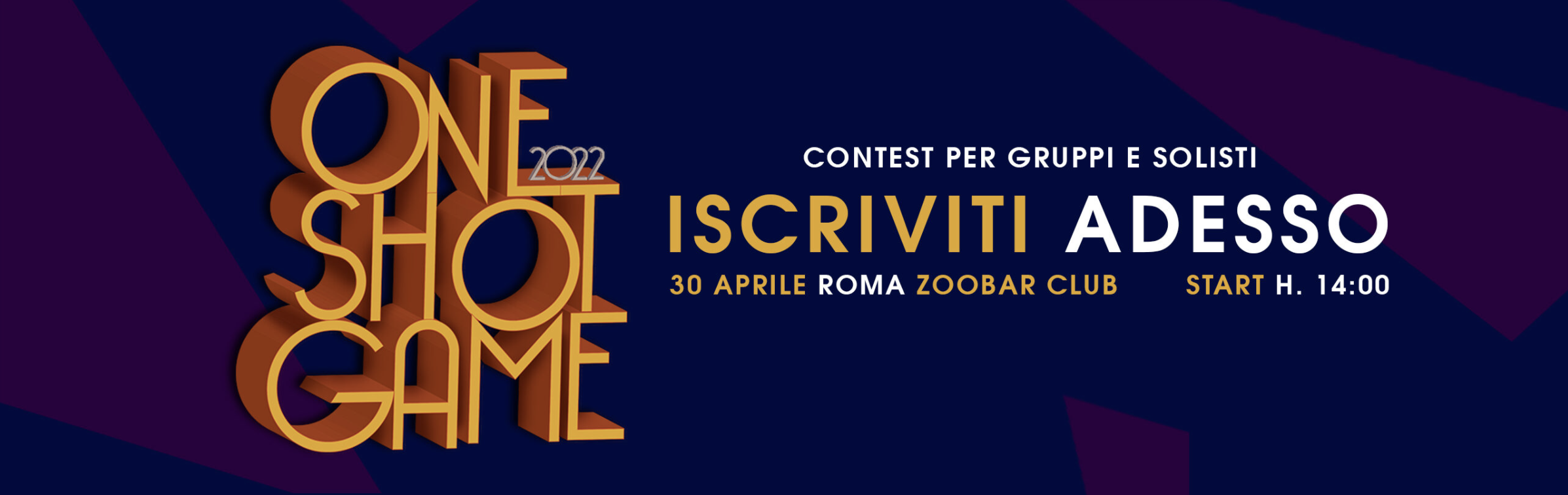 One Shot Game 2022, torna il contest di Honiro Label - Bellacanzone